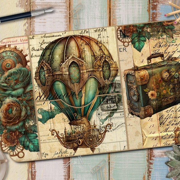 Steampunk Collage - Etsy