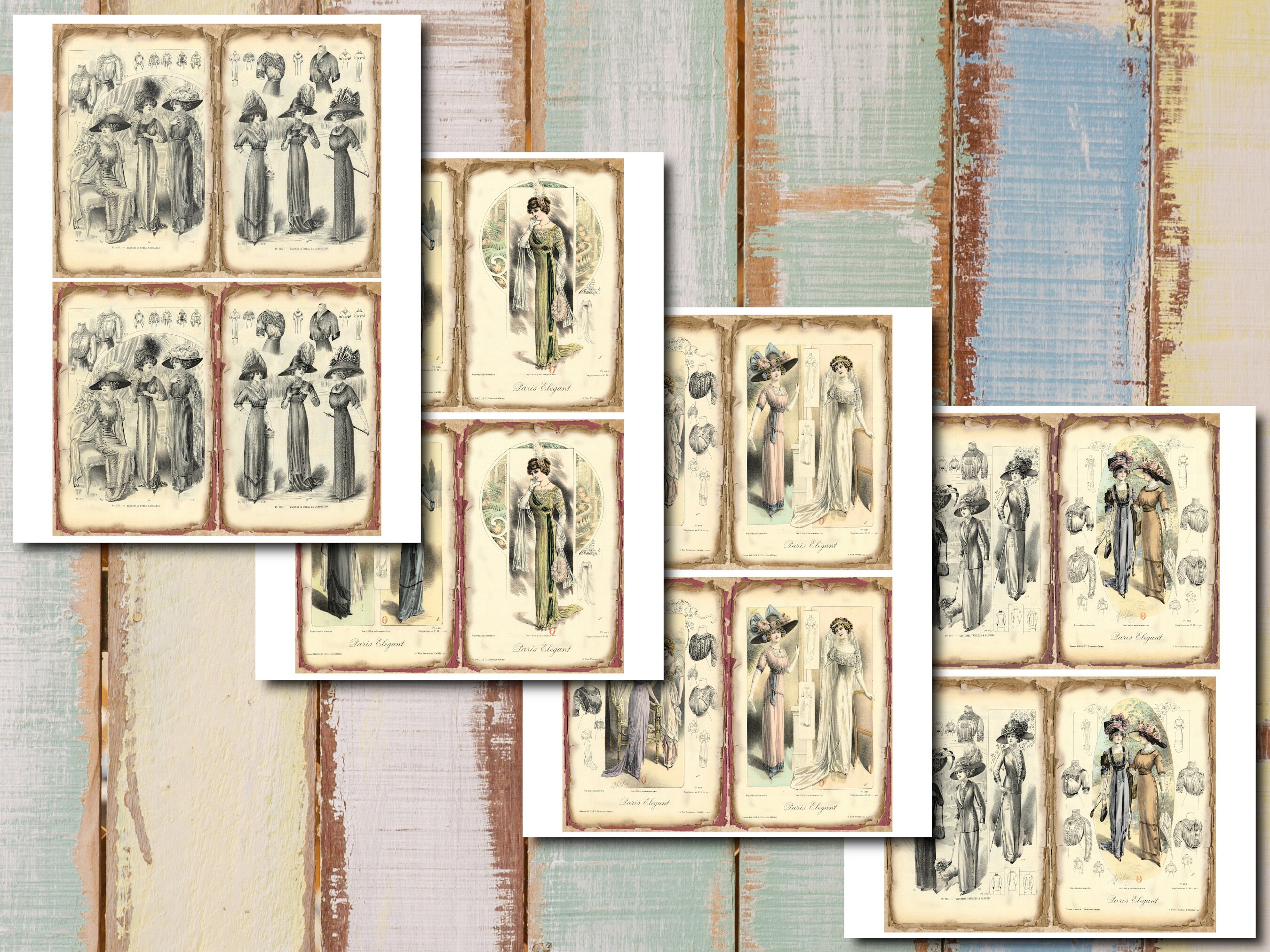 Vintage Women Junk Journal Digi Kit Victorian Lady Journal - Etsy