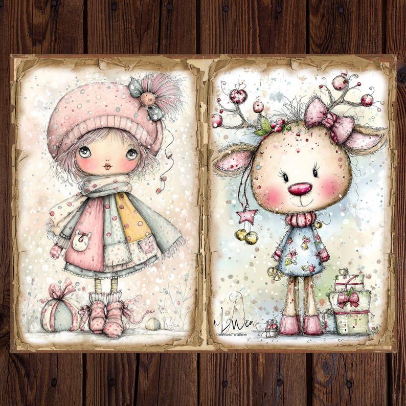 Merry Christmas Junk Journal Kit: December Daily Pages (digital ...