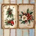 Old-fashioned Christmas Digital Paper | 5 Vintage Scrapbooking Pages ...