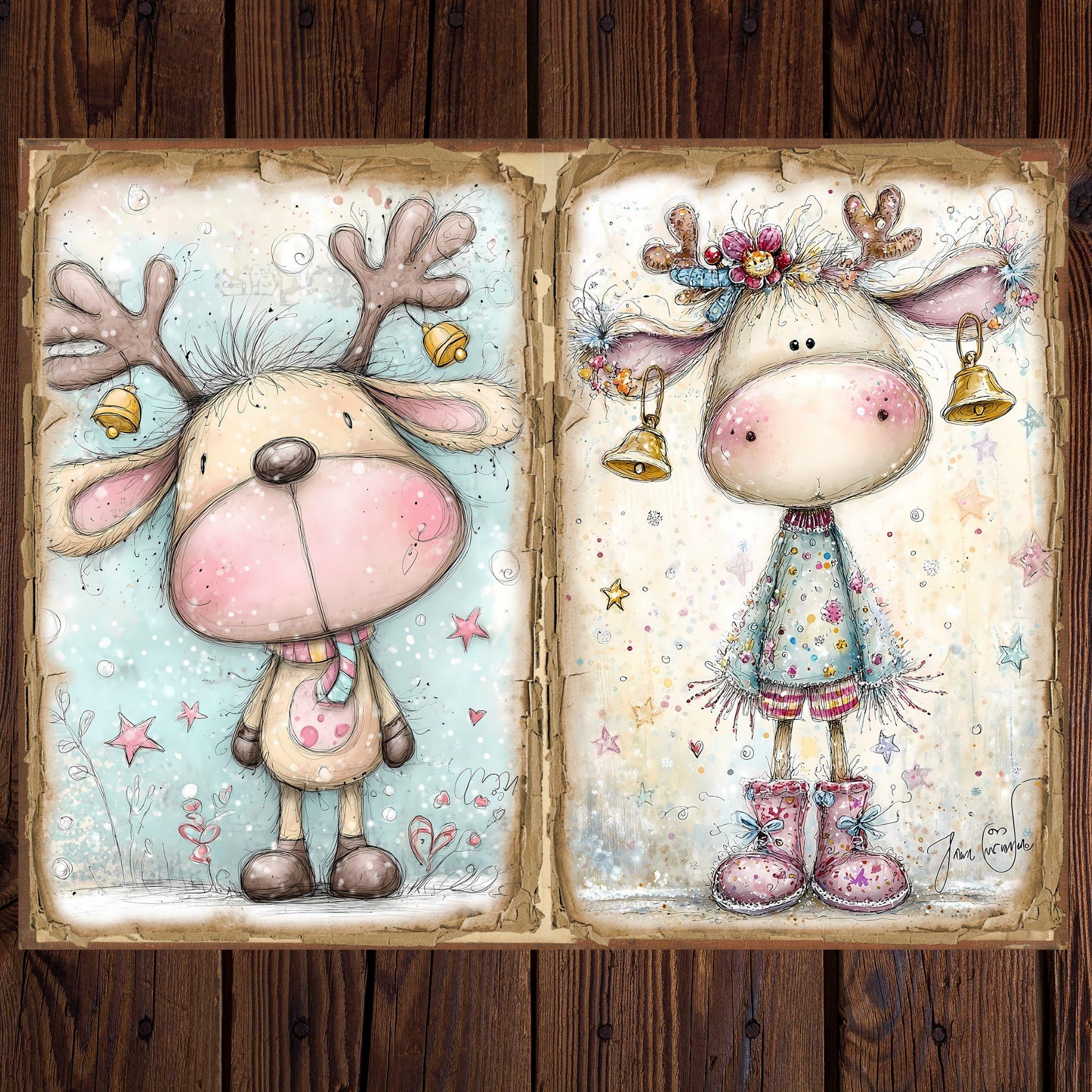 Merry Christmas Junk Journal Kit: December Daily Pages (digital ...