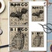 Halloween Bingo Cards, Gothic Ephemera (digital Printable) - Etsy
