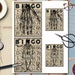 Halloween Bingo Cards, Gothic Ephemera (digital Printable) - Etsy