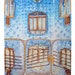 Casa Batllo of Barcelona Watercolor Painting With Colored - Etsy