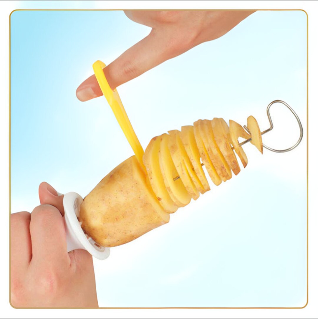 Potato Spiral Cutter Potato Tower Vegetable Cutting Machine Creative ...