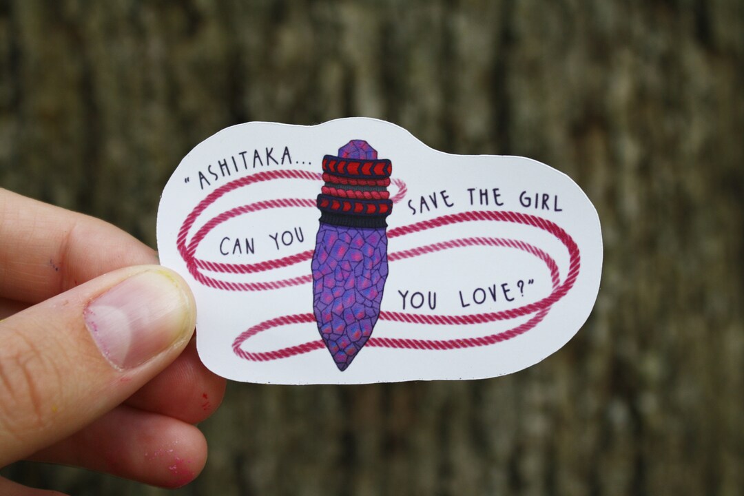 Crystal Dagger Princess Mononoke Sticker - Etsy