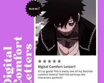 Digital Comfort Letters - Etsy