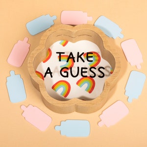 Gender Reveal Voting Rainbow Cloud Box - Etsy