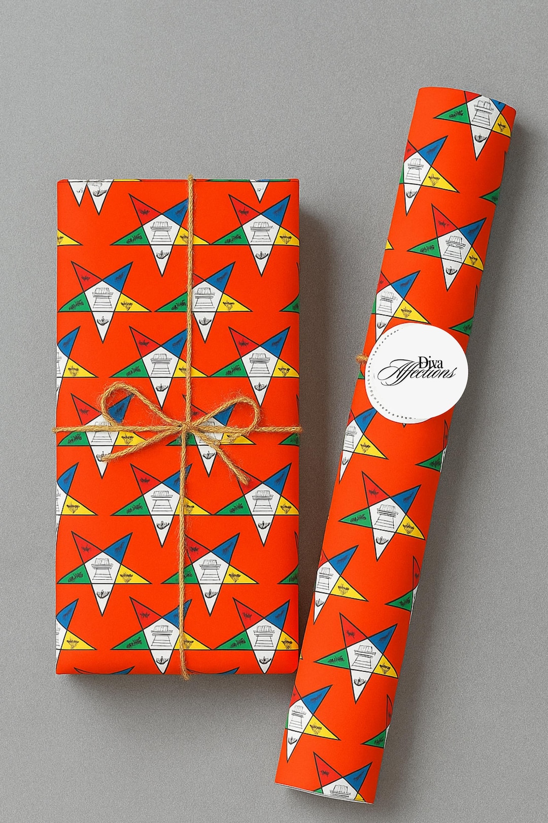Masonic Gift Wrap & Transparent Stickers Set | 15x20 Wrapping Sheet ...