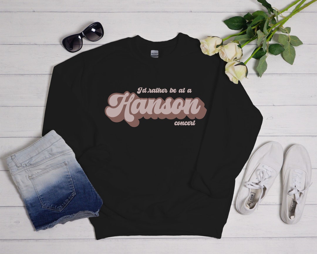 Hanson Band Sweater | Hanson Crewneck | Rather Be at a Hanson Concert ...