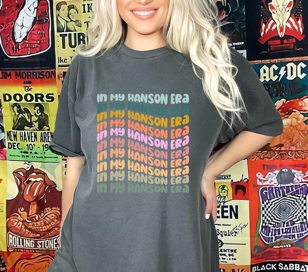 In My Hanson Era Shirt | Hanson Tee | Gift for Hanson Fan | Boy Bands ...