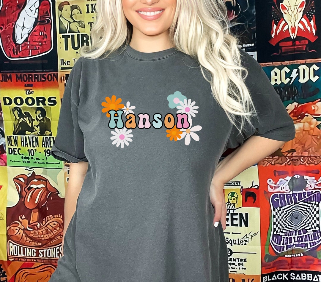 90's Floral Tshirt | Hanson Day Tee | Gift for Hanson Fan | Hanson ...