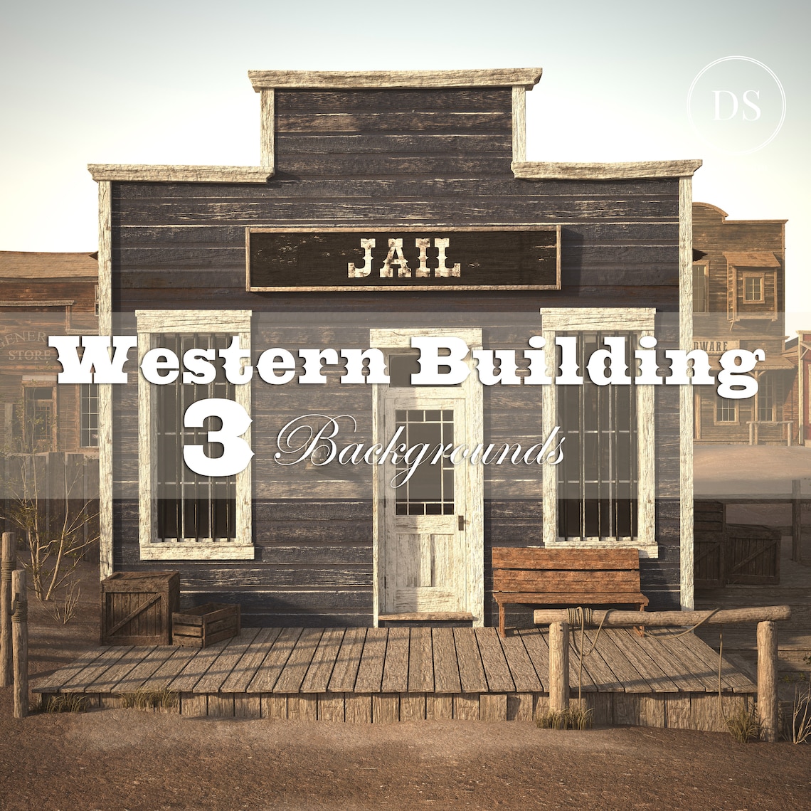 Western Town Old Building Backgrounds . Wild West Collection Backdrops ...