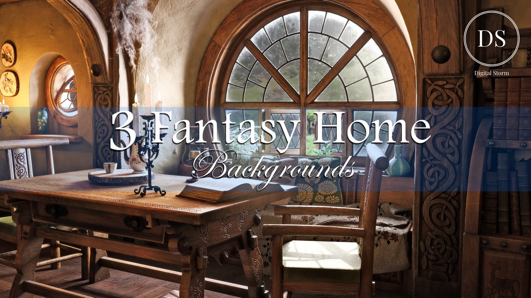 Hobbit House Digital Backdrop,fantasy Backdrop, LOTR Background,hobbit ...