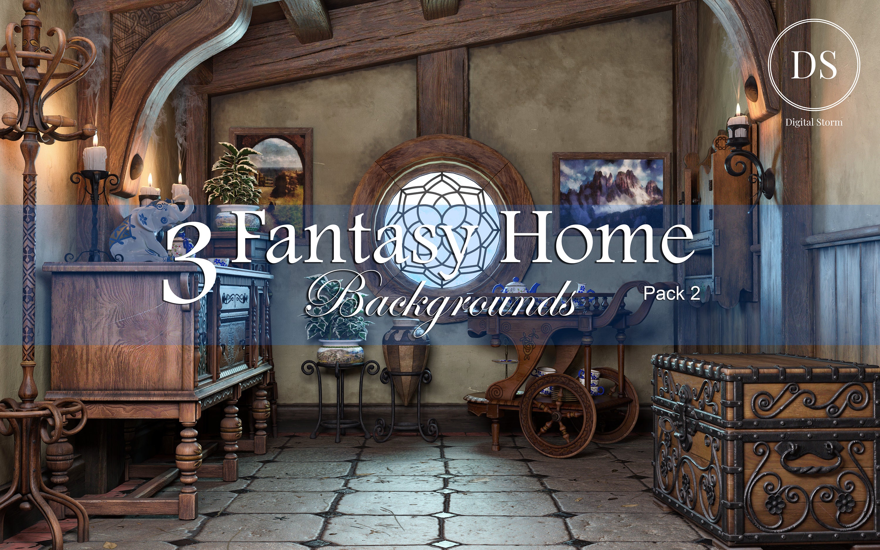 Fantasy Hobbit Tiny Home Background ,hobbit Clip Art for Composite ...