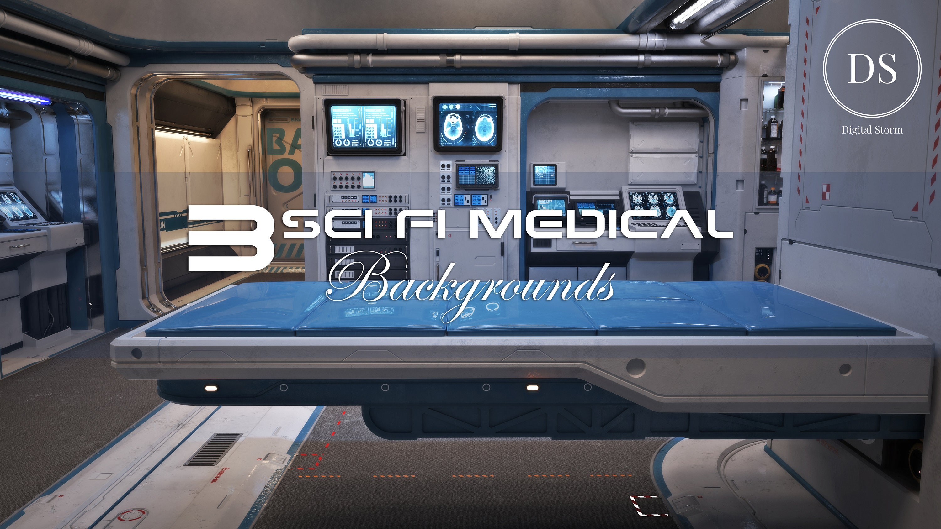 Futuristic Medical Bay Science Fiction Treatment Room, Medial Bay ...