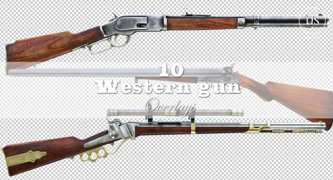 10 Western Weapon Transparent Overlays,transparent PNG Rifles,weapon ...