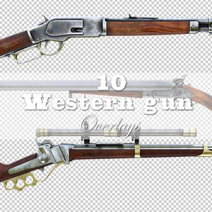 10 Western Weapon Transparent Overlays,transparent PNG Rifles,weapon ...