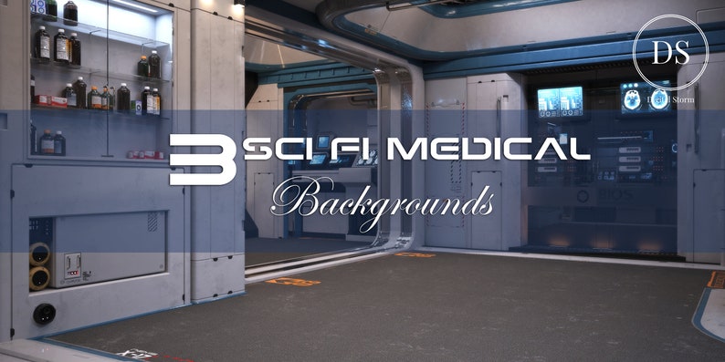 Futuristic Medical Bay Science Fiction Treatment Room, Medial Bay ...