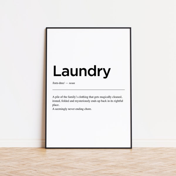 Laundry Definition - Etsy