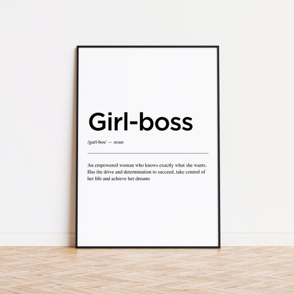 Boss Print - Etsy
