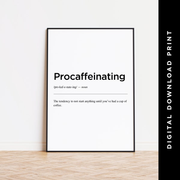 Coffee Poster - Etsy