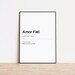 Amor Fati Definition Amor Fati Print Stoic Reflection - Etsy