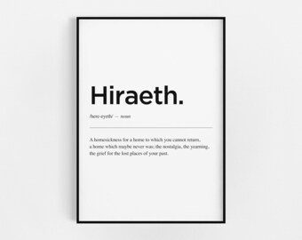Hiraeth Wall Art | Etsy