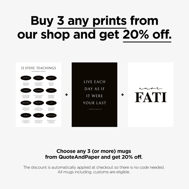 Amor Fati Definition Amor Fati Print Stoic Reflection - Etsy