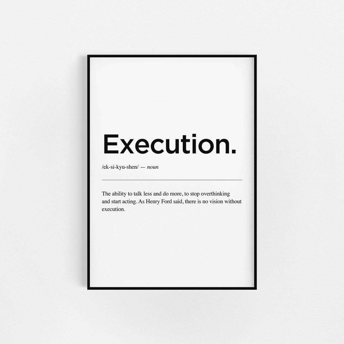 Executed Meaning