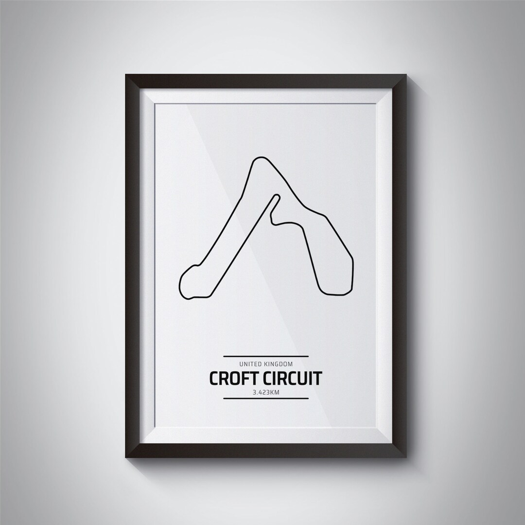 Croft Circuit Wall Art - Etsy