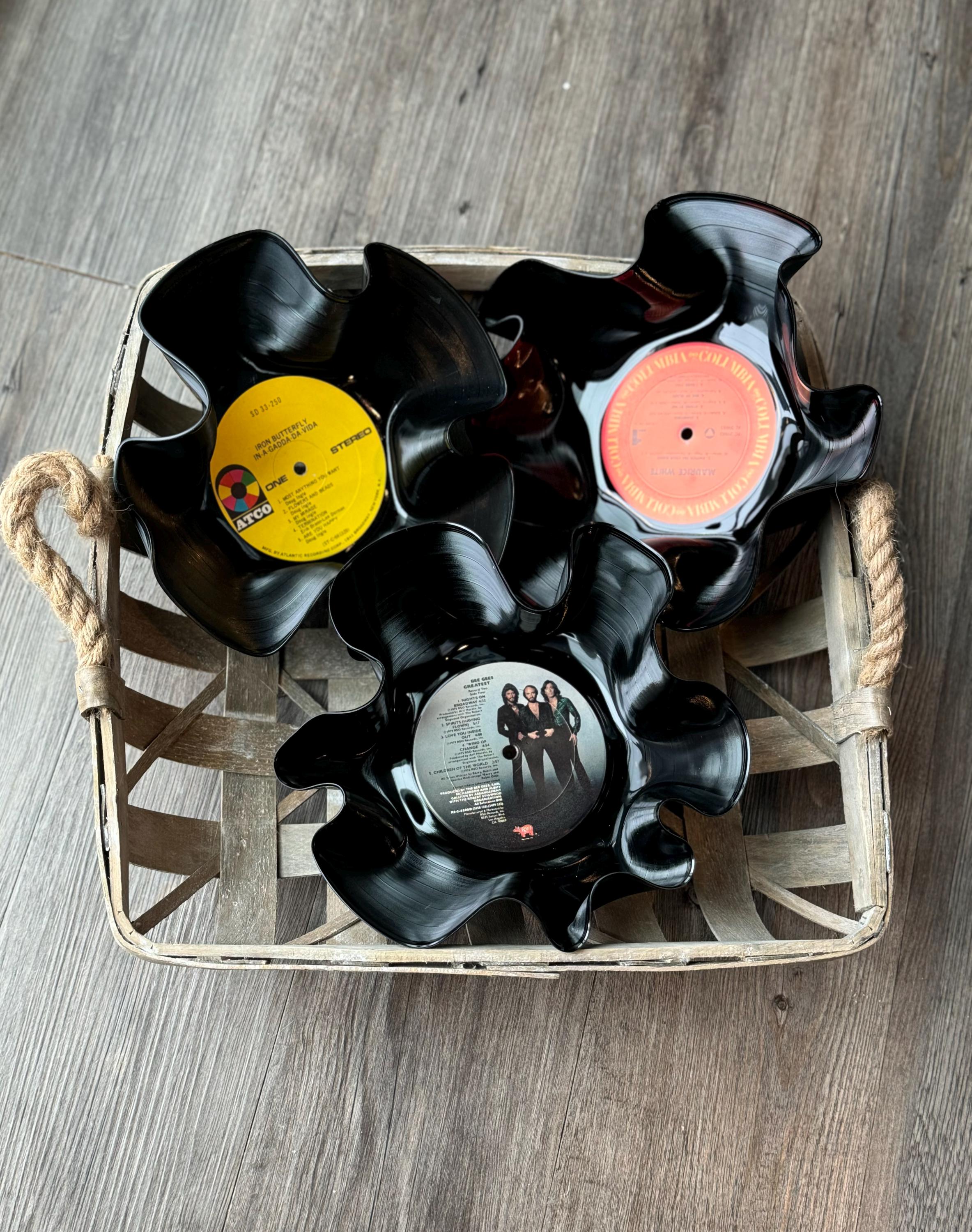 Vinyl Record Bowl - Etsy