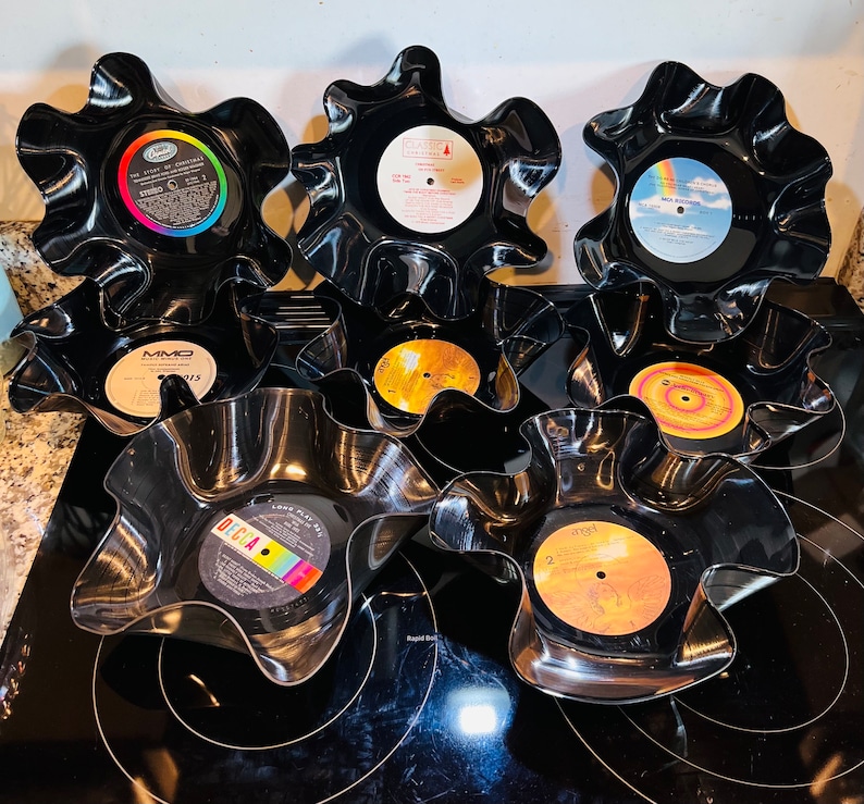 Vinyl Record Bowl - Etsy
