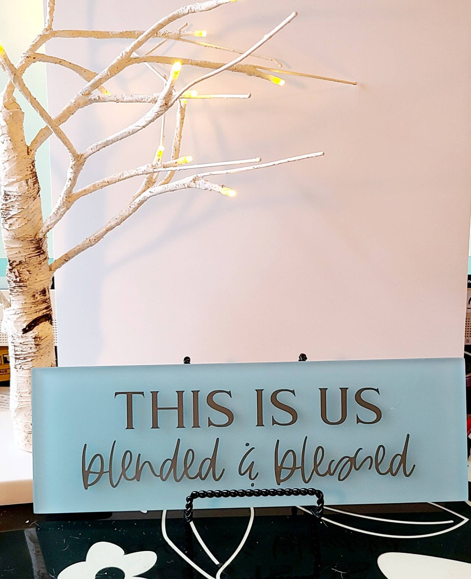 This is Us Subway Tile, Blended and Blessed, Tile Gift, Gift for Mom ...