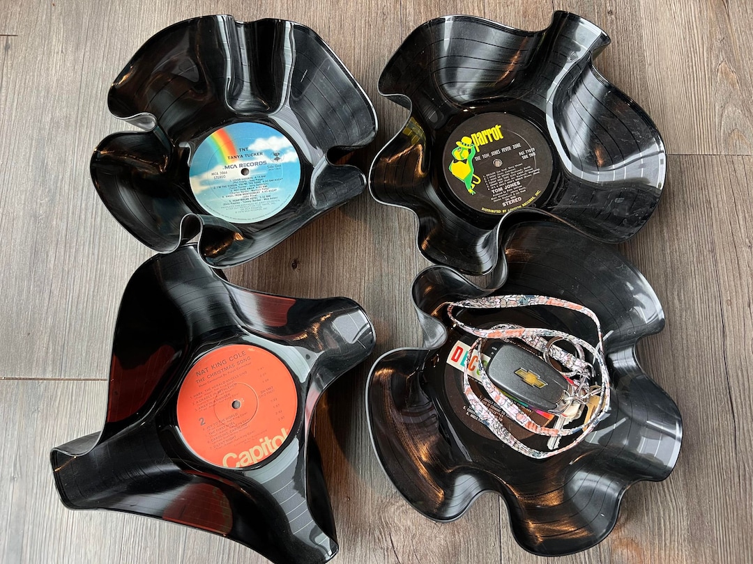 Vinyl Record Bowl - Etsy