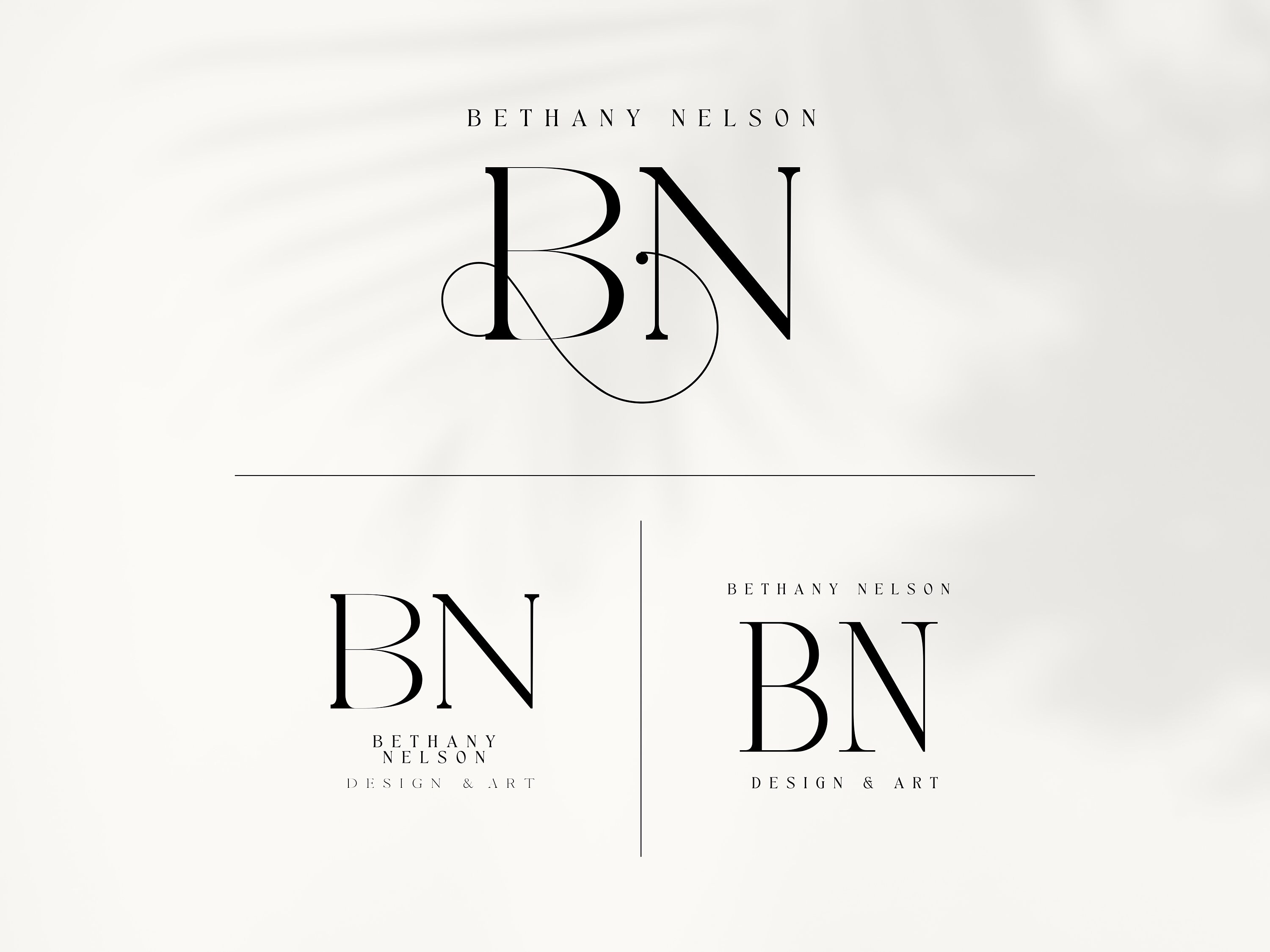Premade Logo Set, Branding Kit, Text Logo, Modern Logo, Minimalist Logo ...