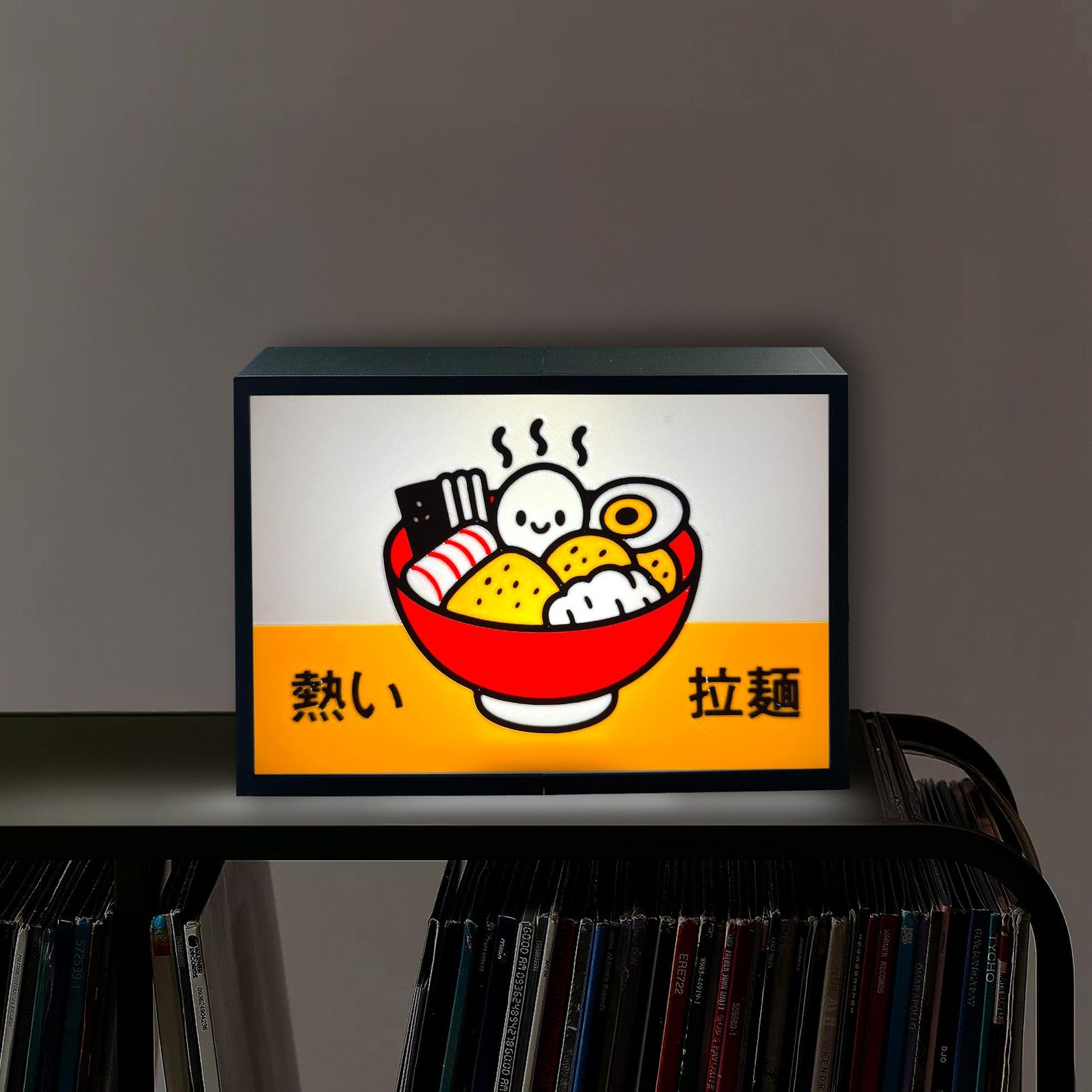 Japanese Ramen Lightbox: 3D Printed Noodle Sign, Japan Decor - Etsy