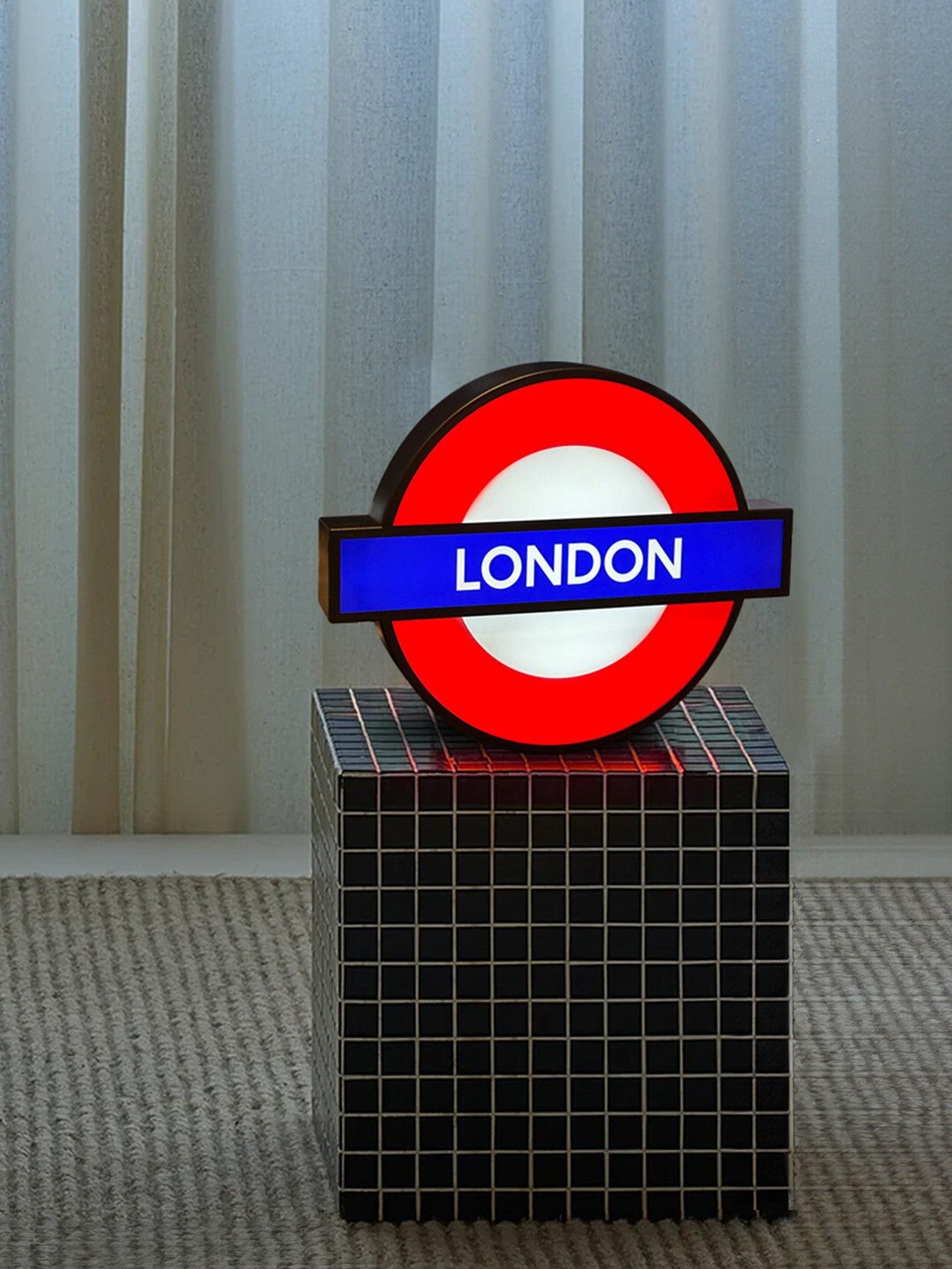 Mini Underground Lightbox 5 Inserts – London Tube LED Light, Wall Decor ...
