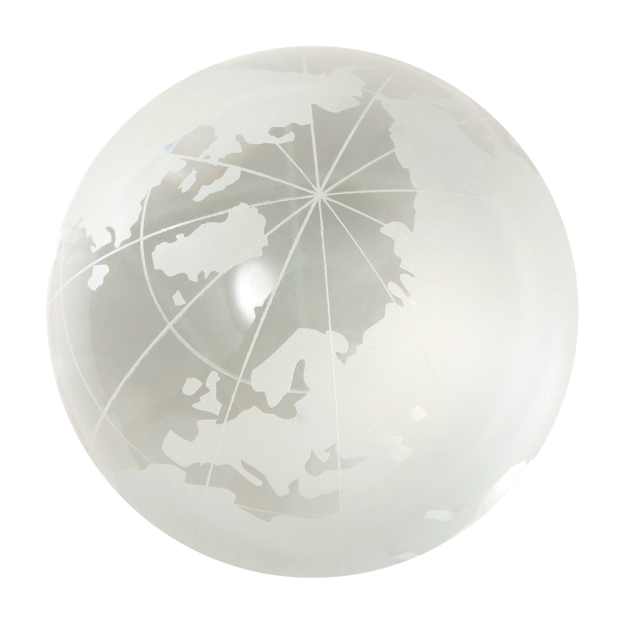 Large 60mm Clear Glass World Map Marble. Perfect Christmas Stocking ...