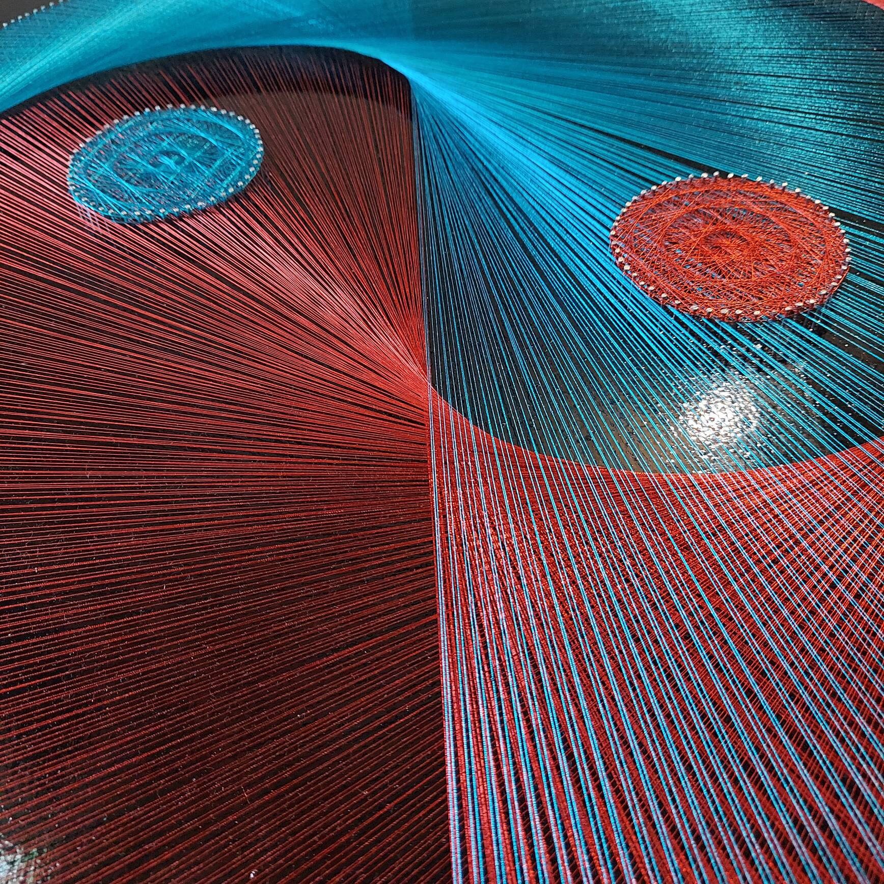 Yin Yang Wall Decor 3D String Art Sacred Geometry Wall Art | Etsy