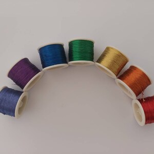Metallic Embroidery Threads, Strong Metallic Threads for String Art ...
