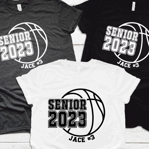 Basketball Senior Shirt Personalized Basketball Shirt Custom - Etsy