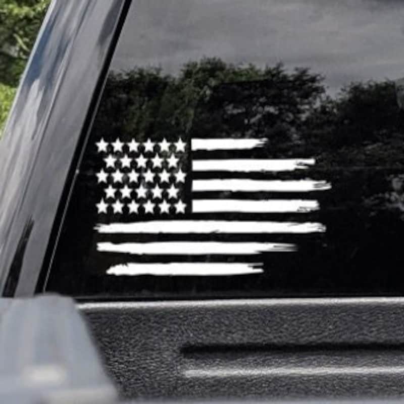 American Flag Decal - Etsy