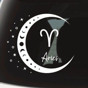 Aries Vinyl Decal, Aries Car Decal, Aries Stickers, Aries Decals ...