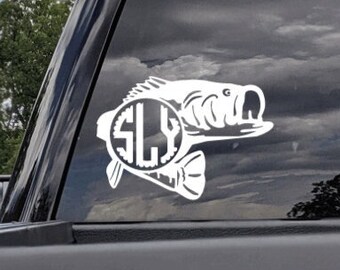 Bass Fishing Truck Decal | Etsy