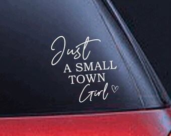 Small Town Decal - Etsy