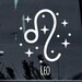 Leo Vinyl Decal, Leo Car Decal, Leo Stickers, Leo Decals, Astrology ...