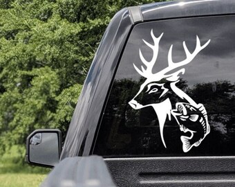 Deer Car Decal - Etsy