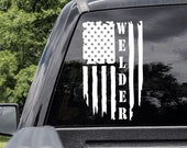US Welder Flag Truck Decal Welding American Flag Decal - Etsy