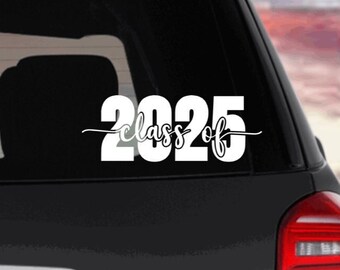 Class of 2025 Decal | Etsy